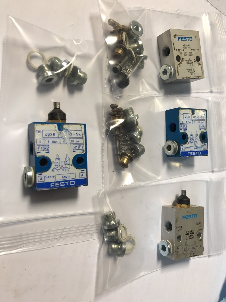 Festo Pneumatic Valve Limit Switch V/O-3-1/8 Type 4938 FAST SHIPPING | eBay