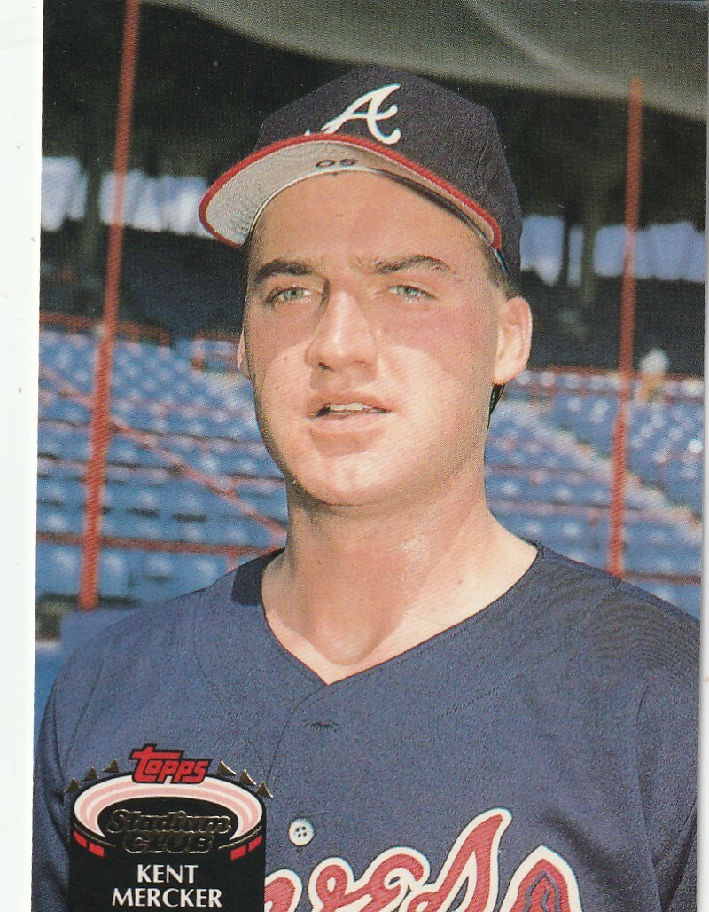 FREE SHIPPING-MINT-1992 Topps Stadium Club Kent Mercker #147 PLUS BONUS ...