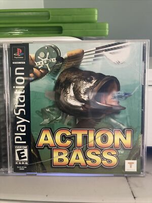 Action Bass (Sony PlayStation 1, 2000) Complete In Box w/Manual Tested ...