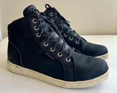 Harley-Davidson Men's Midland Black WP Motorcycle Boots D96165 Sz 10M ...