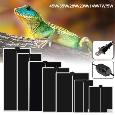 Pet Reptile Heater Under Tank Heating Pad Aquarium Warming Heat Lizard ...