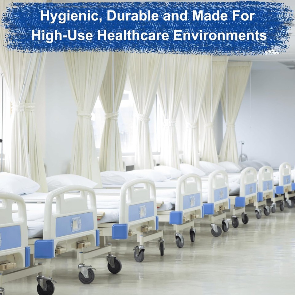 NHS Quality Cotton Rich - FLAT Bed Sheet 200TC Hospital Quality Sheet ...
