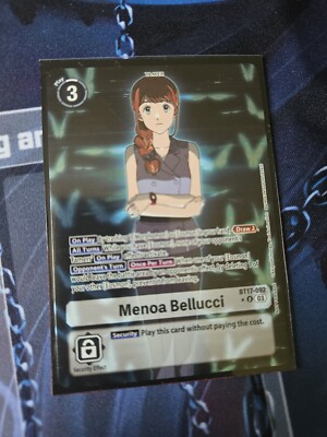 Digimon TCG Menoa Bellucci - Secret Crisis (BT17) (Alternative Art) | eBay