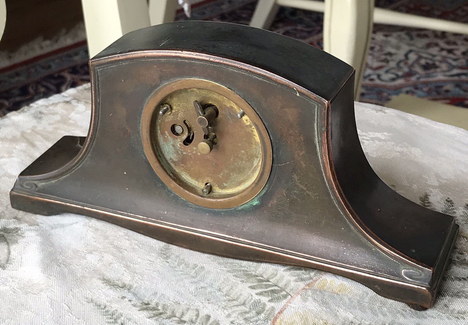 THE LUX CLOCK MFG.CO.WATERBURY CONN. USA - MANTLE CLOCK- ANTIQUE-1914 ...