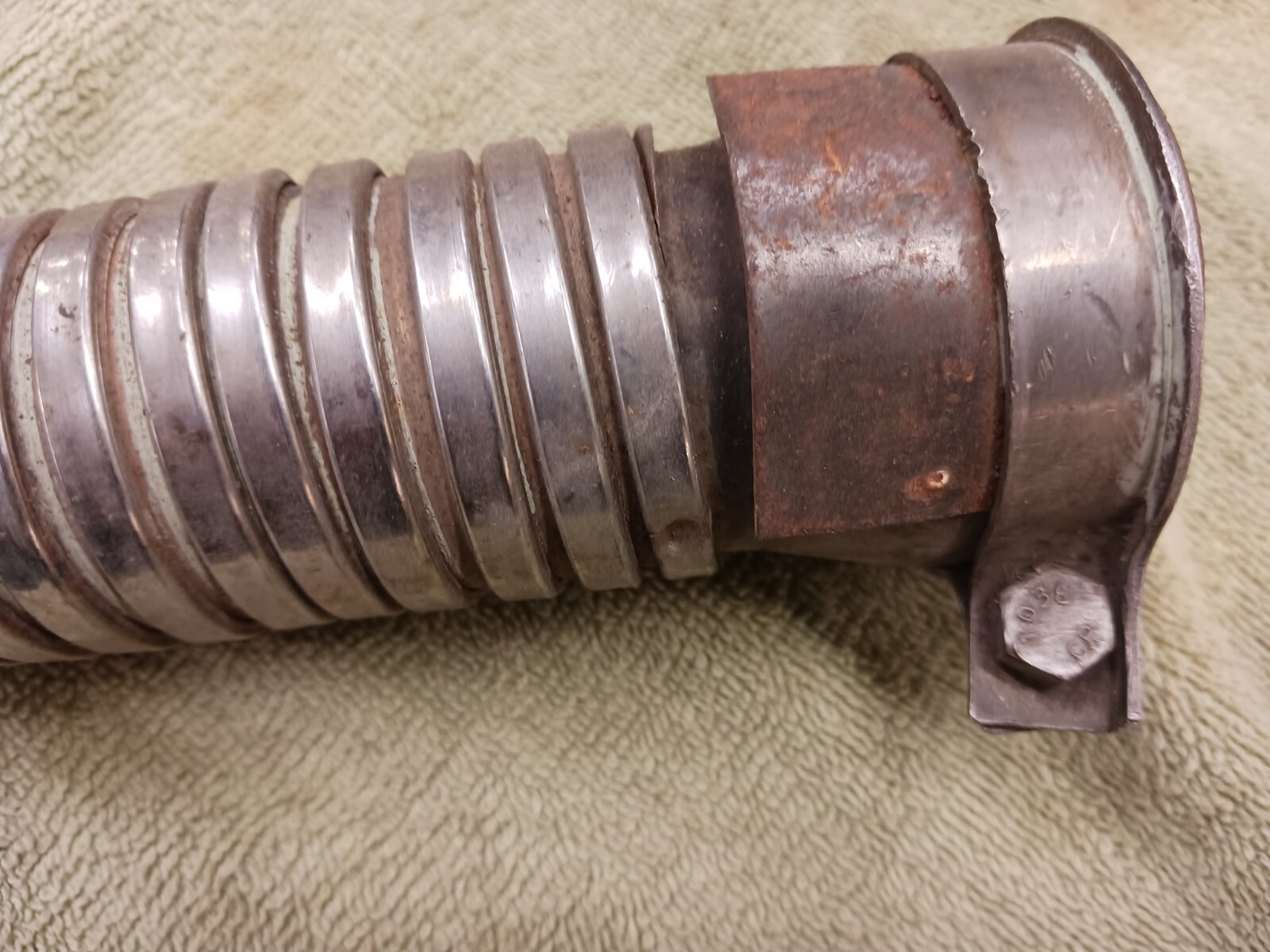 STOCK HARLEY PANHEAD BOBBER CHOPPER FRONT HEAD PIPE FOR 1948-1965 OHV ...