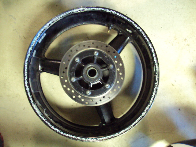 1999 2000 2001 2002 99-02 Yamaha YZF R6 Rear Wheel with Rotor B | eBay