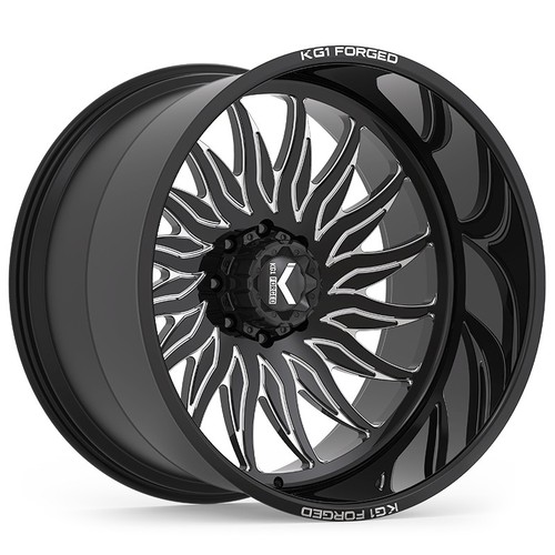 26x16 KG1 Forged KC015 Phoenix Black DIRECTIONAL Wheels Blank (-101mm ...