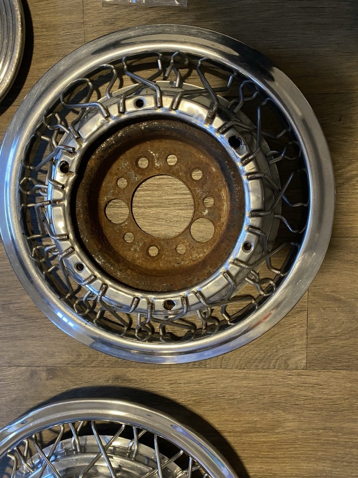 Nash Wire Wheel hubcaps 15 inch 1952-1956 | eBay