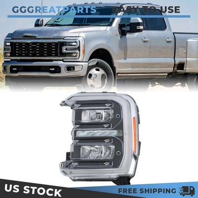 For Ford F250 F350 2023-2024 Full LED Headlights Black Headlamp Factory ...