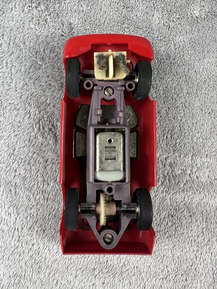 Vintage 1967 Eldon P-3 Ferrari #1351-12 Slot Car 1/32 Scale Red | eBay