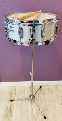 Vintage Ludwig Standard Snare Drum, Stand, Case, Sticks, Pad, 1960’s ...