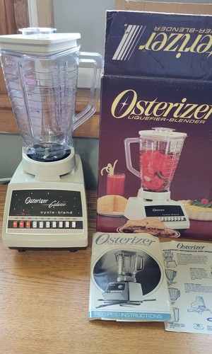 1970s Oster Osterizer Cycle Blend 10-Speed Blender Harvest Gold New ...