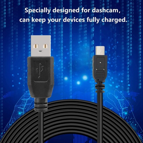 PASOW Mini USB Charging Cable 2.0 A-Male to Mini-B Car 11.5FT, Straight ...