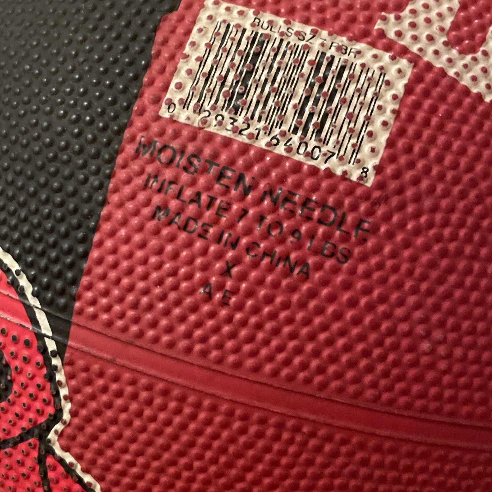 Spalding NBA Chicago Bulls Courtside Outdoor Rubber Basketball 90s ...