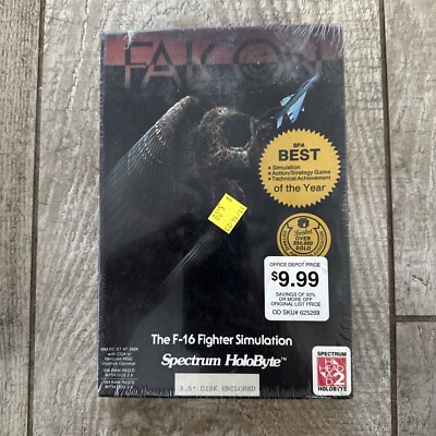 Falcon F-16 Fighter simulation IBM Spectrum Holobyte Brand New | eBay