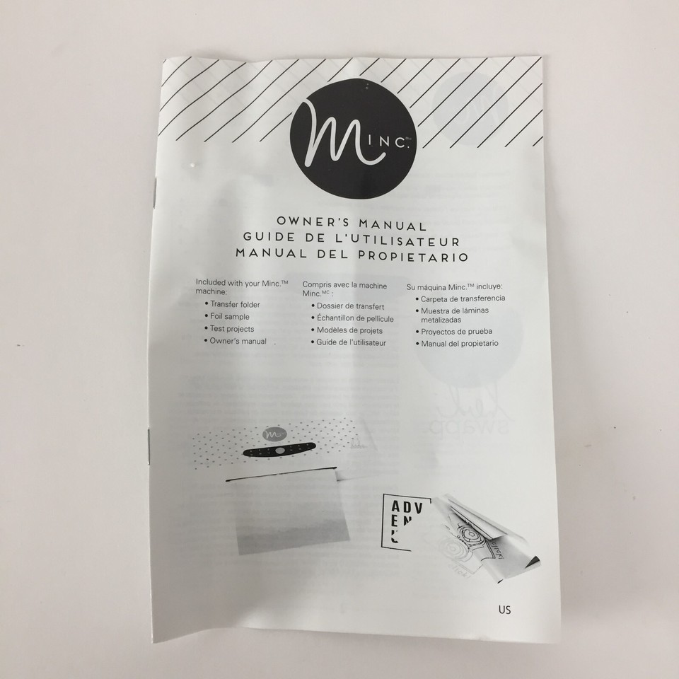 Heidi Swapp Minc Mini Electric Foil Transfer Machine Model MF00600 | eBay