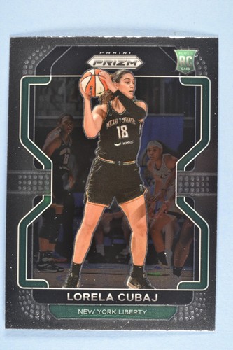 LORELA CUBAJ 2022 Panini Prizm WNBA RC New York Liberty #193 | eBay