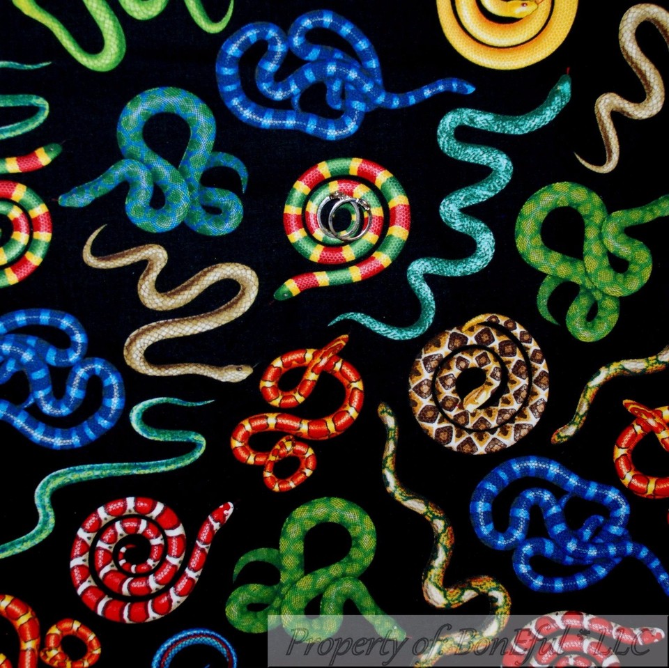 BonEful Fabric FQ Cotton Quilt VTG Black Red BATIK Music Note Jazz Band ...