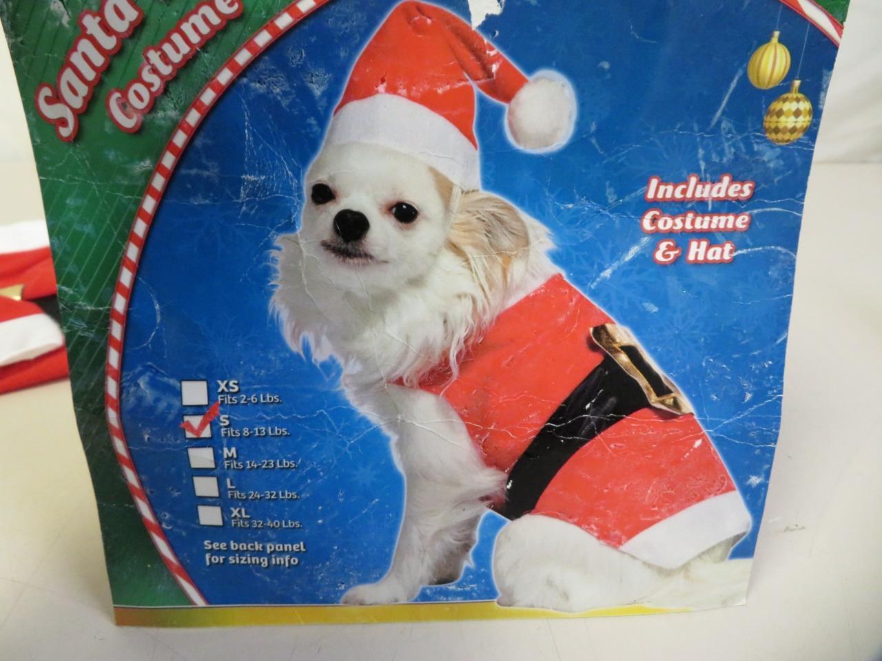 Santa Dog Costume with Hat Rasta Impasta Size Small Fits 8-13 lbs | eBay