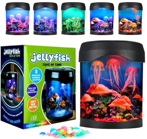 Led Jellyfish Lamps with 6 Color Changing Light A002 Square jellyfish ...