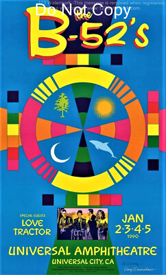 B-52's Poster 12"x18" Cardstock | eBay