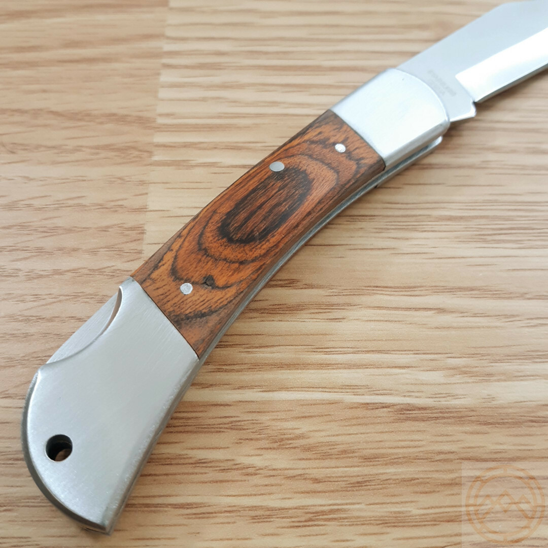 Brown Pakkawood Cn2108264 Lockback Folding Knife Pocket Folder for sale ...