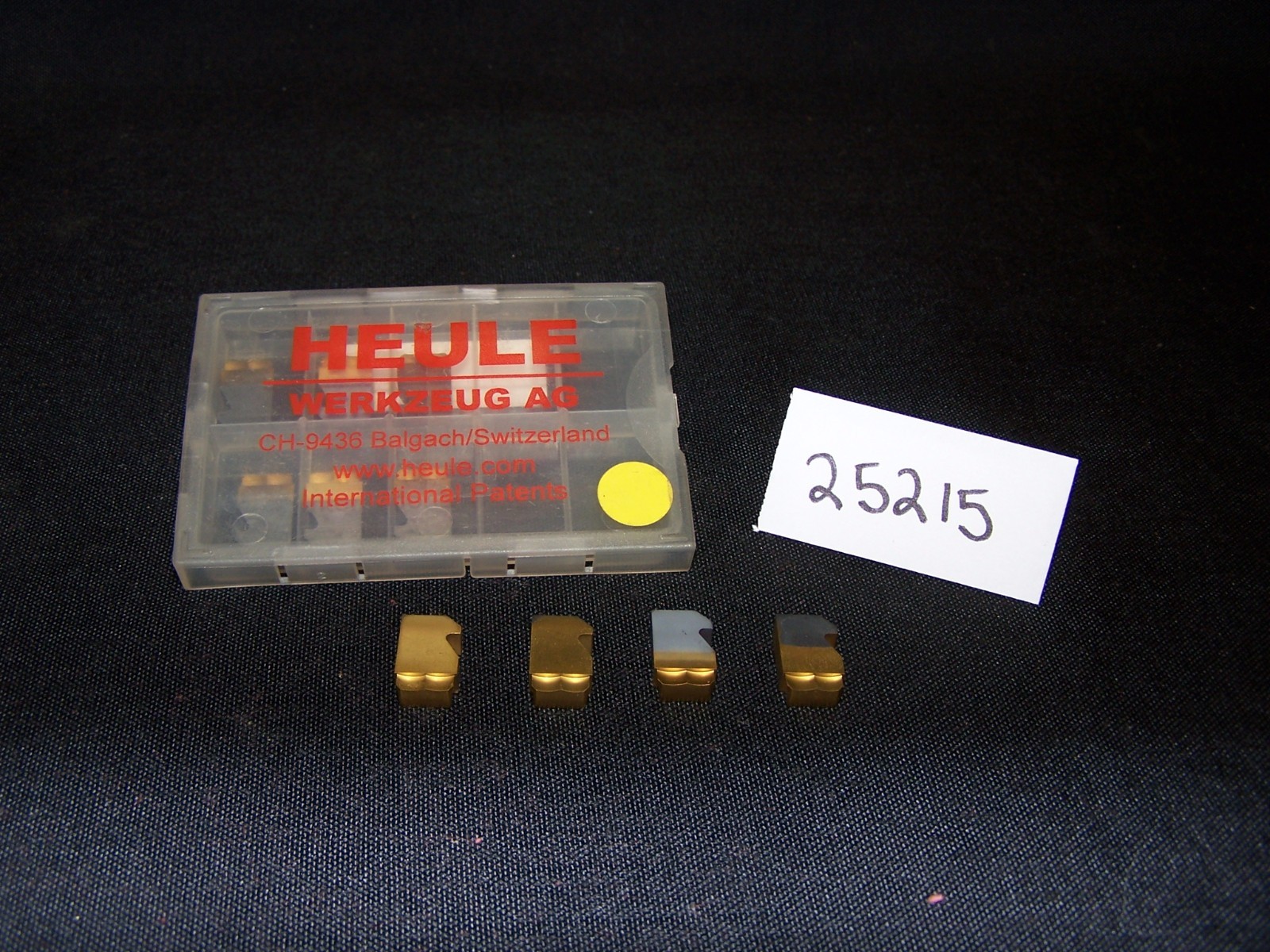 HEULE Carbide SNAP Messer 1.5x45 deg. Chamfer Inserts (lot of 10 ...