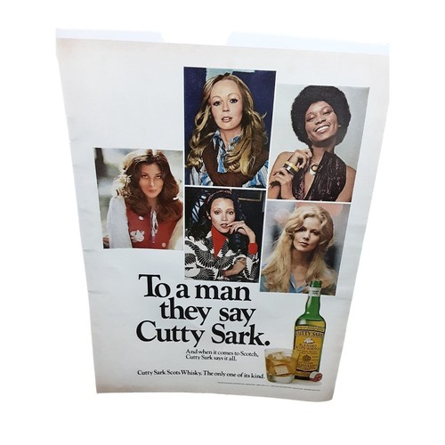 Cutty Sark Scotch Sexy Women British Knits vintage 1972 Magazine Print ...