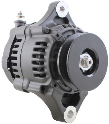New Black Mini Alternator 70 Amp 1 Wire 16 Volt fits Hot Rod Race Car ...