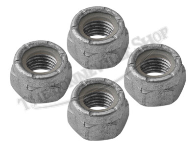 Triumph 500 650 Handlebar Mounting Nyloc Nut (4) 3/8 inch X 24 TPI PN ...