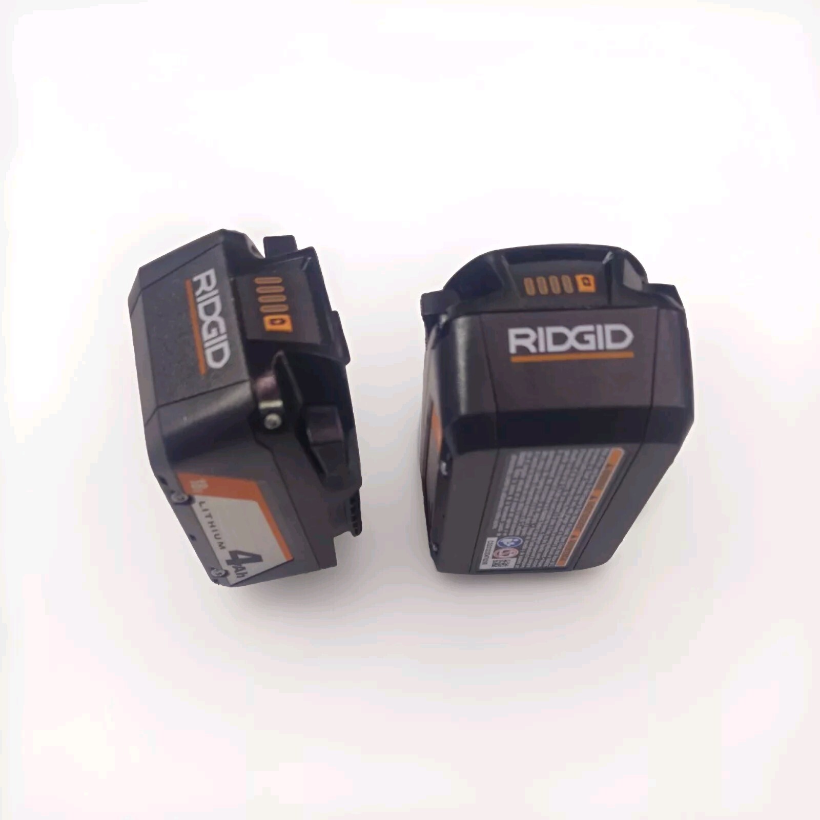 (2) Genuine RIDGID R87002 18V 4.0 AH Lithium-Ion Batteries | eBay