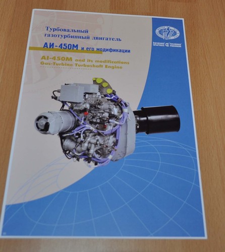 Motor Sich JSC Gas-Turbine Turboshaft AI-450M Aircraft Engines Brochure ...