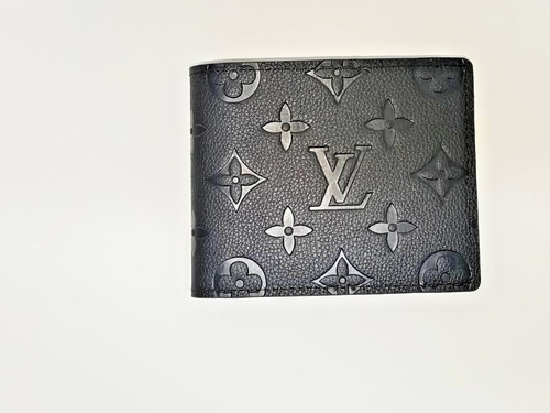 Louis Vuitton Eclipse LV Monogram Black Leather Bifold Wallet Multiple | eBay