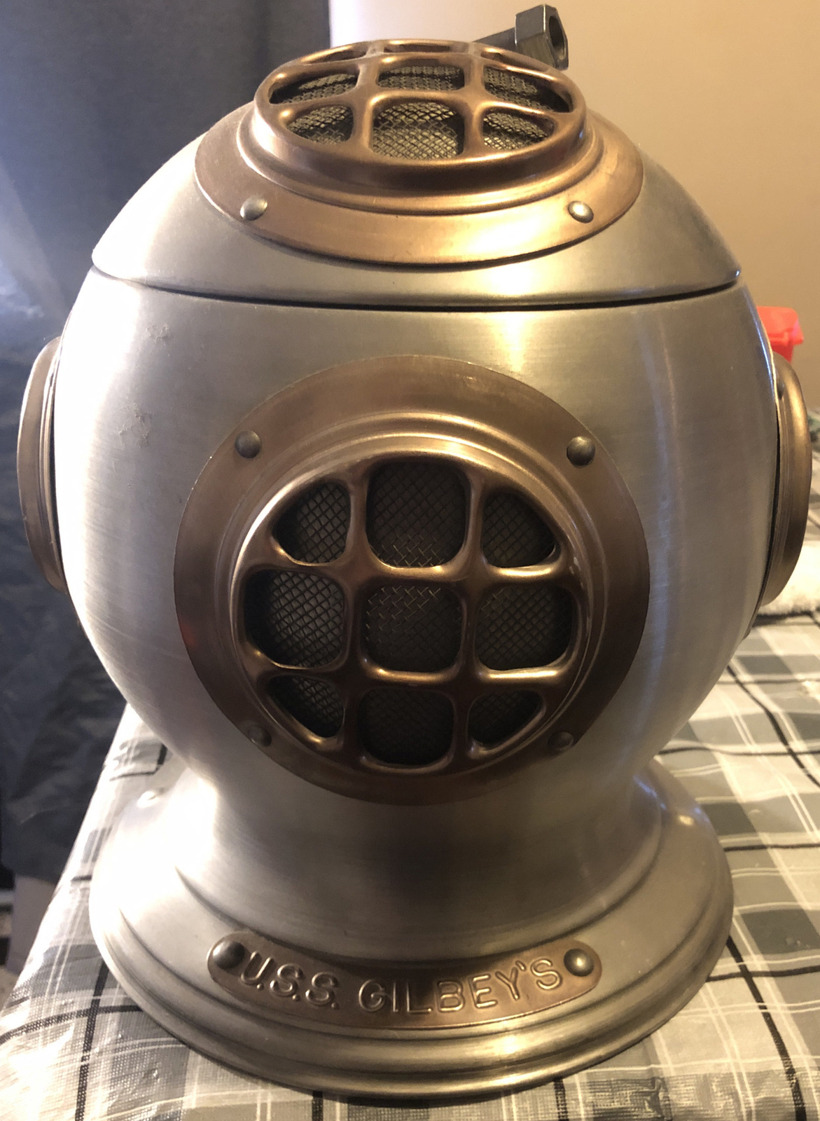 Vintage Diving Helmet Ice Bucket Pentertone 1970 Italy Scuba U.S.S ...