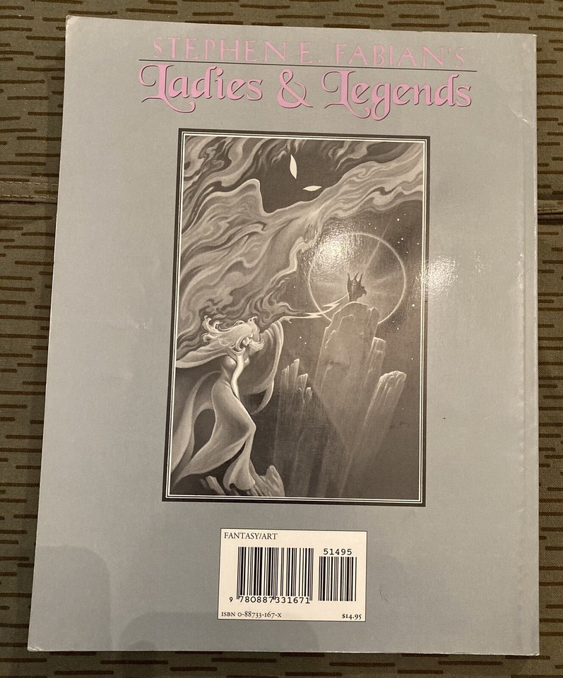 Stephen E. Fabian's “Ladies & Legends” Paperback, 1993 - MINT CONDITION ...
