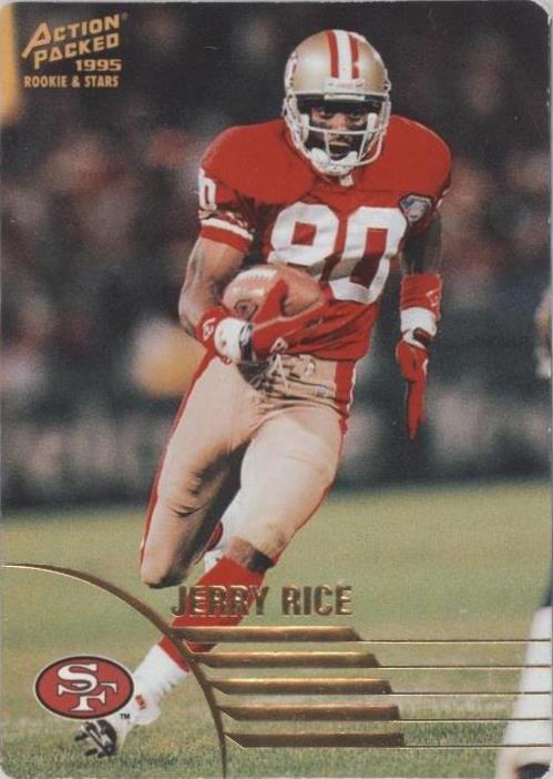 1995 Action Packed Rookies & Stars Jerry Rice #65 for sale | eBay