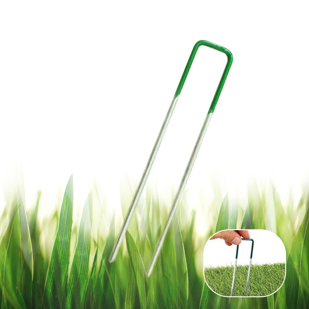 Elora Artificial Grass Pins 400pcs U Tent Pegs Synthetic Fake Lawn ...