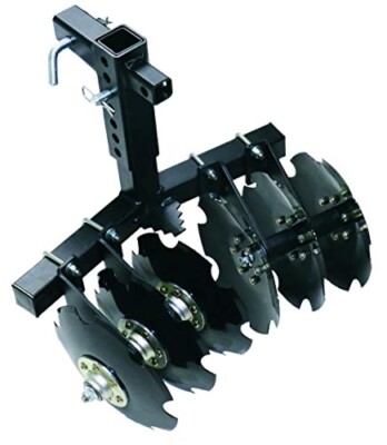 Big Buck 28" Cut Width ATV Disc Plow Harrow with Universal 2" Receiver ...