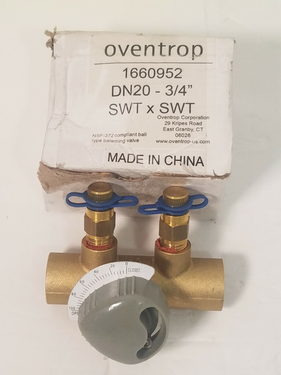 Oventrop Valves Hydrocontrol VTR" Bronze Calibrated Balancing Valve