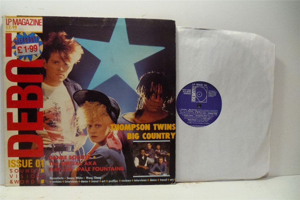 DEBUT LP MAGAZINE ISSUE 01 various artists LP EX/VG+, LP MAG 1, vinyl ...