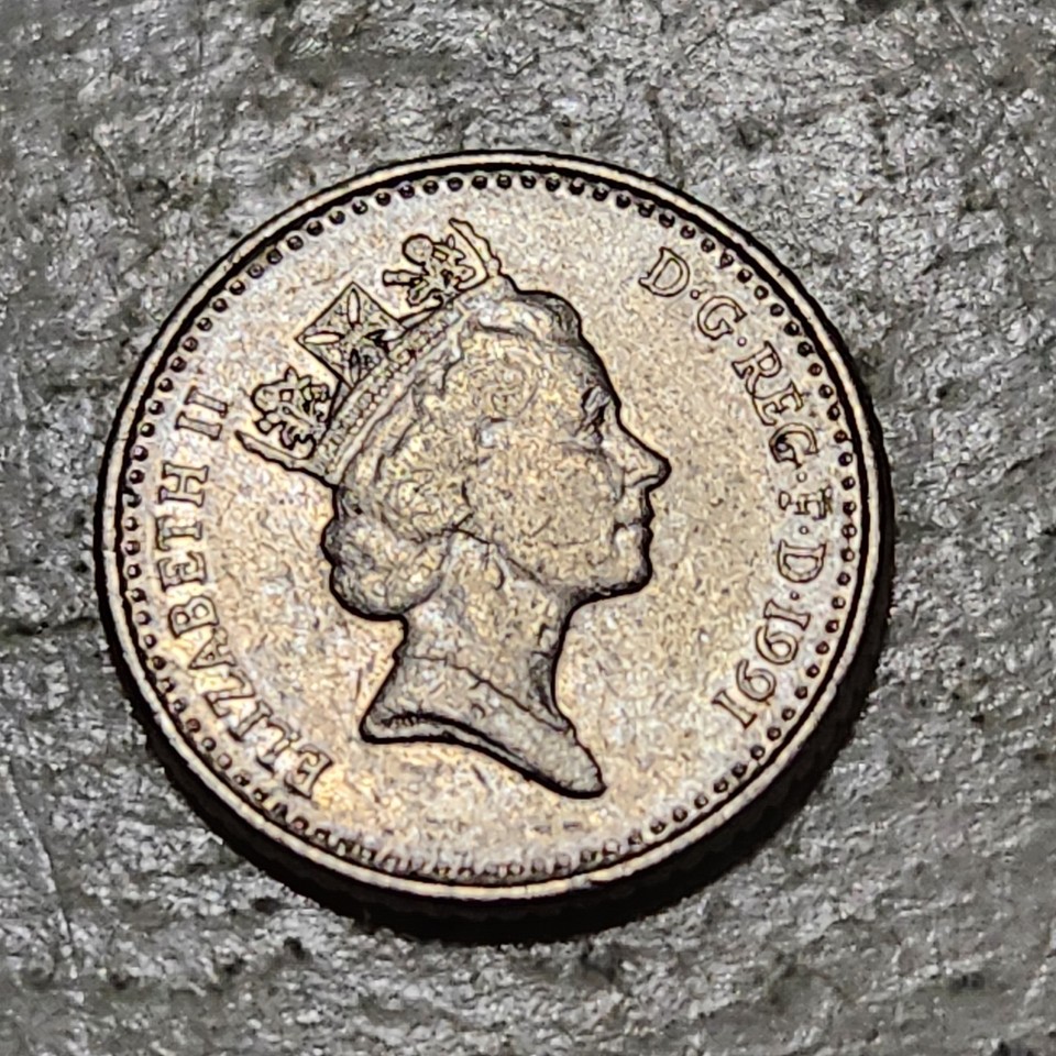 UNITED KINGDOM 🇬🇧 FIVE (5) PENCE COIN 1991 (QUEEN ELIZABETH II) | eBay