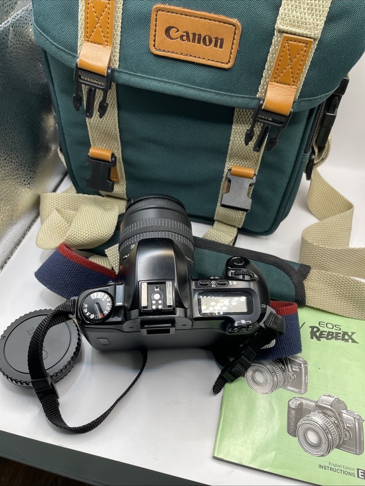 Canon EOS Rebel XS DSLR Camera w/ 18-55mm Lens, Strap, Battery – Tested ...