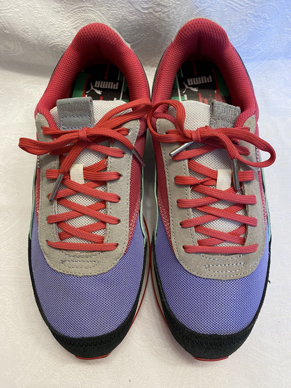 Size 9 - PUMA Future Rider Double Berry Glitch W for sale online | eBay
