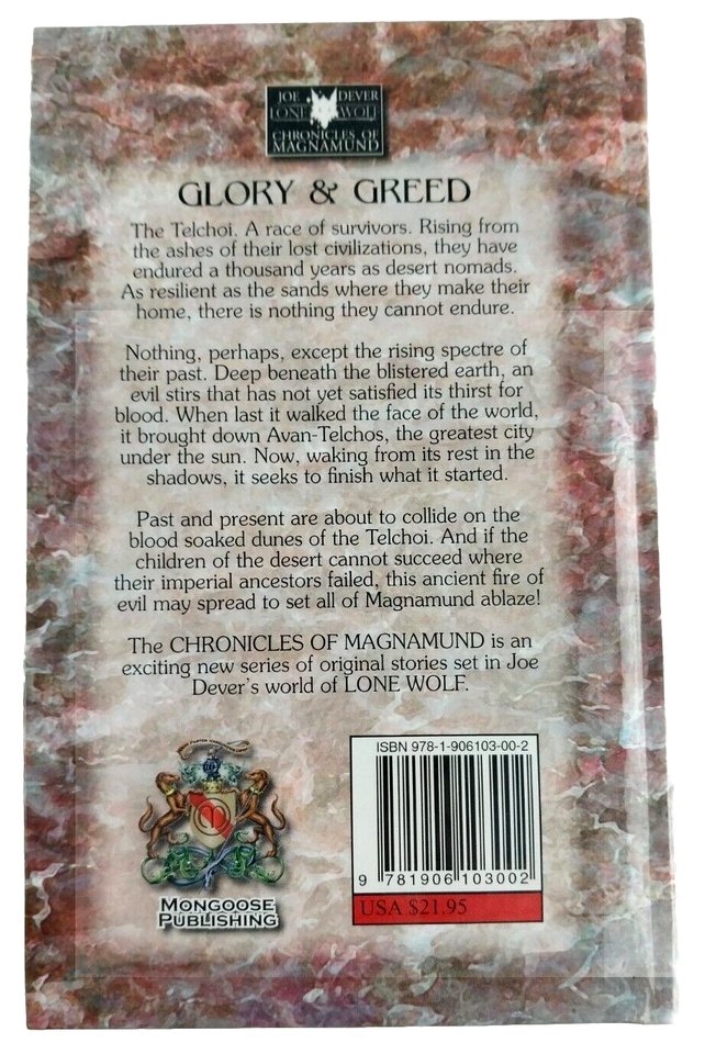 Chronicles of Lone Wolf Glory and Greed Collector's Edition Mongoose ...