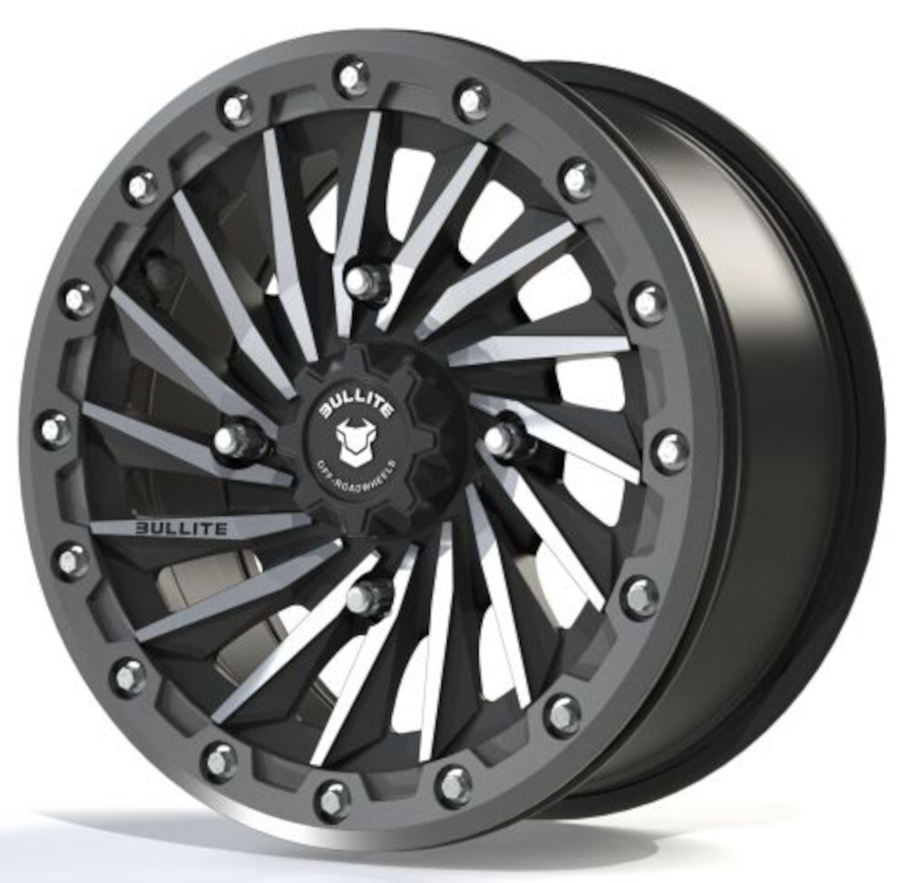 Kit 4 EFX MotoHavok Tires 31x8.5-14 on Bullite Blade Beadlock Black BT ...