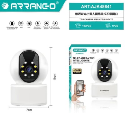 IP Camera HD Wireless LED IR LAN Motorized For IOS And Android AJK48641 ...