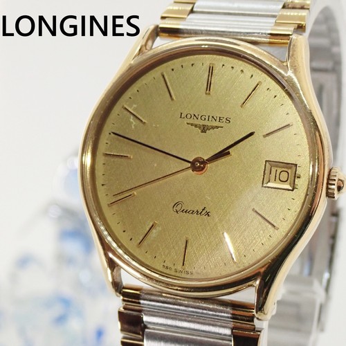 LONGINES Watch Men's New Battery Quartz USED Working | eBay