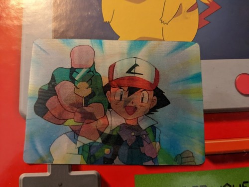 Pokemon Ash Ketchum Pioneer Viz Video Promo Card Lenticular PIKA-0020D ...