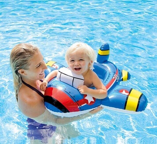 Intex Toddler Airplane Pool Cruiser Inflatable Float Ages 1-2 Size 35 ...