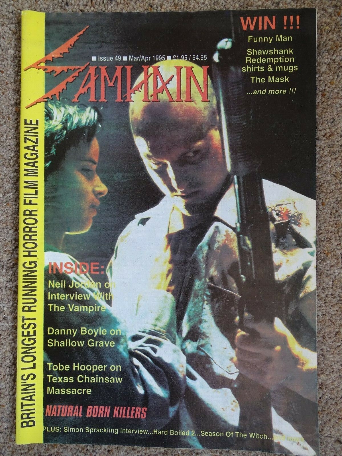 SAMHAIN Issue #49 Mar/April 1995 UK Horror Fanzine | eBay